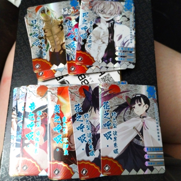 little dino | Toys | 23 Sr Demon Slayer Cards From Box Gm4 | Poshmark